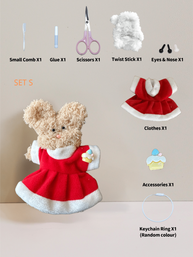 Moru Doll DIY Kit- Bunny or Bear making - Yi's DIY Workshop